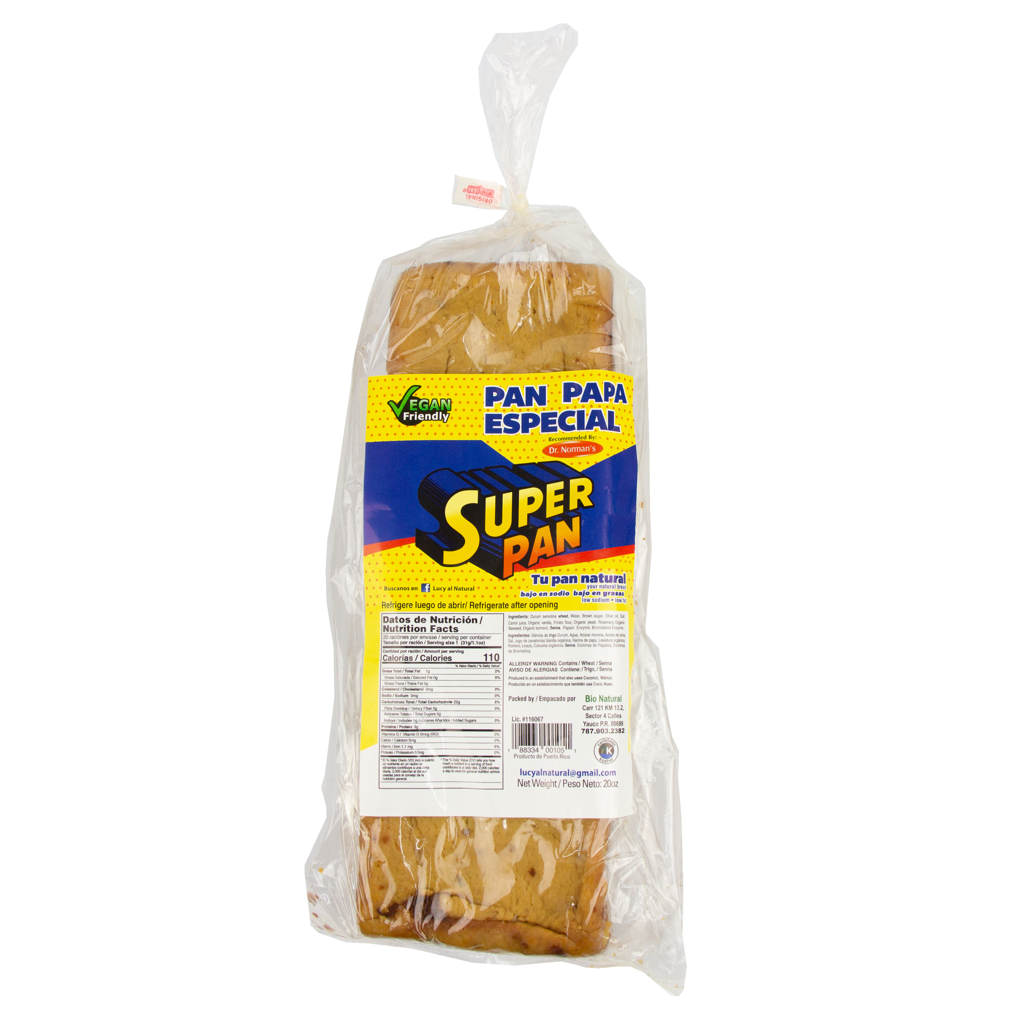 Super Pan - Pan de Papa (In Store Pickup Only) – Bioshackstore.com