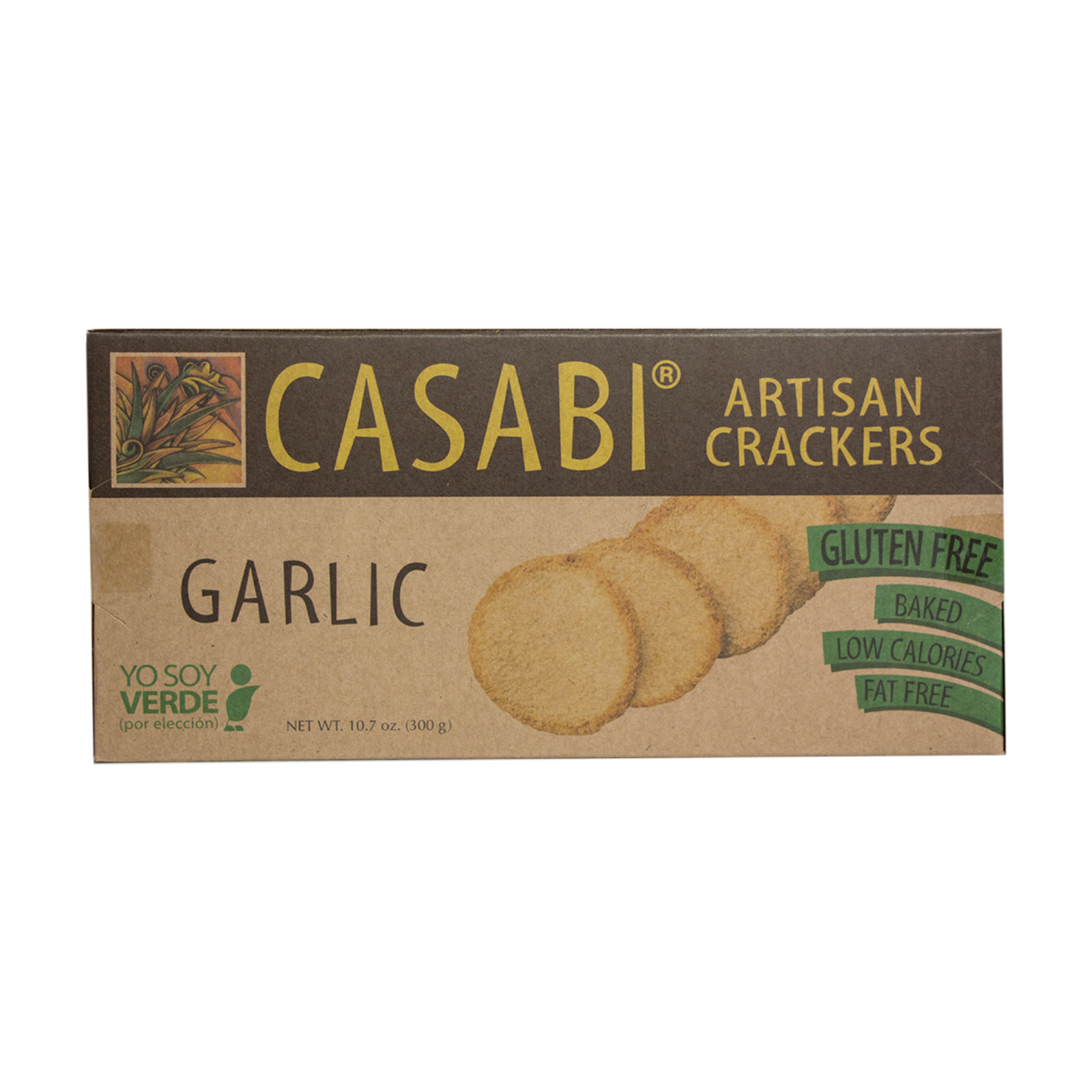 Casabi - Garlic Crackers – Bioshackstore.com